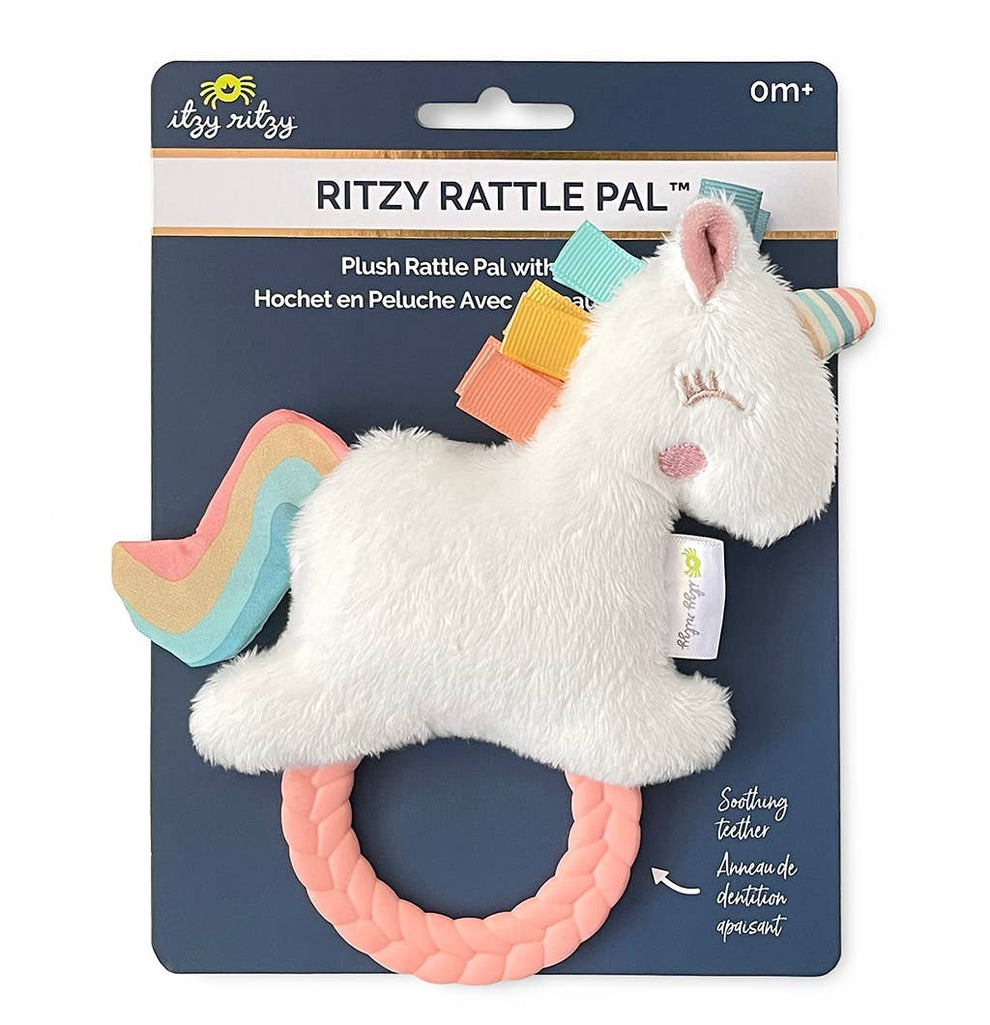 Ritzy Rattle Pal™ Plush Rattle Pal with Teether – Learning Express Toys ...